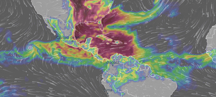 Mira los vientos, las lluvias y el calor del planeta en este mapa ...